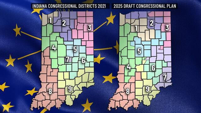 Indiana congressional redistricting proposal advances to vote in House