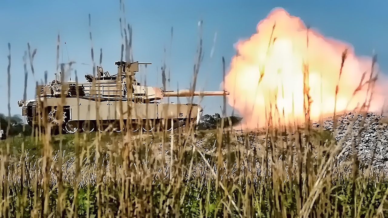 U.S. Army Tank Training At Fort Stewart, GA • M1A2 Abrams
