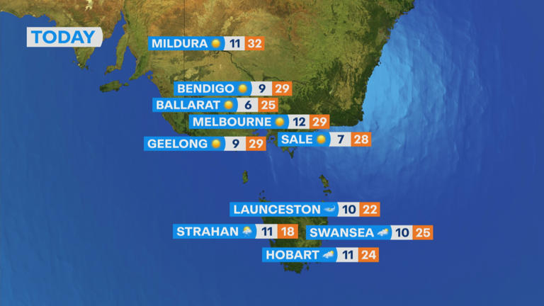 Scorching heat to cover 4000km of Australia this weekend
