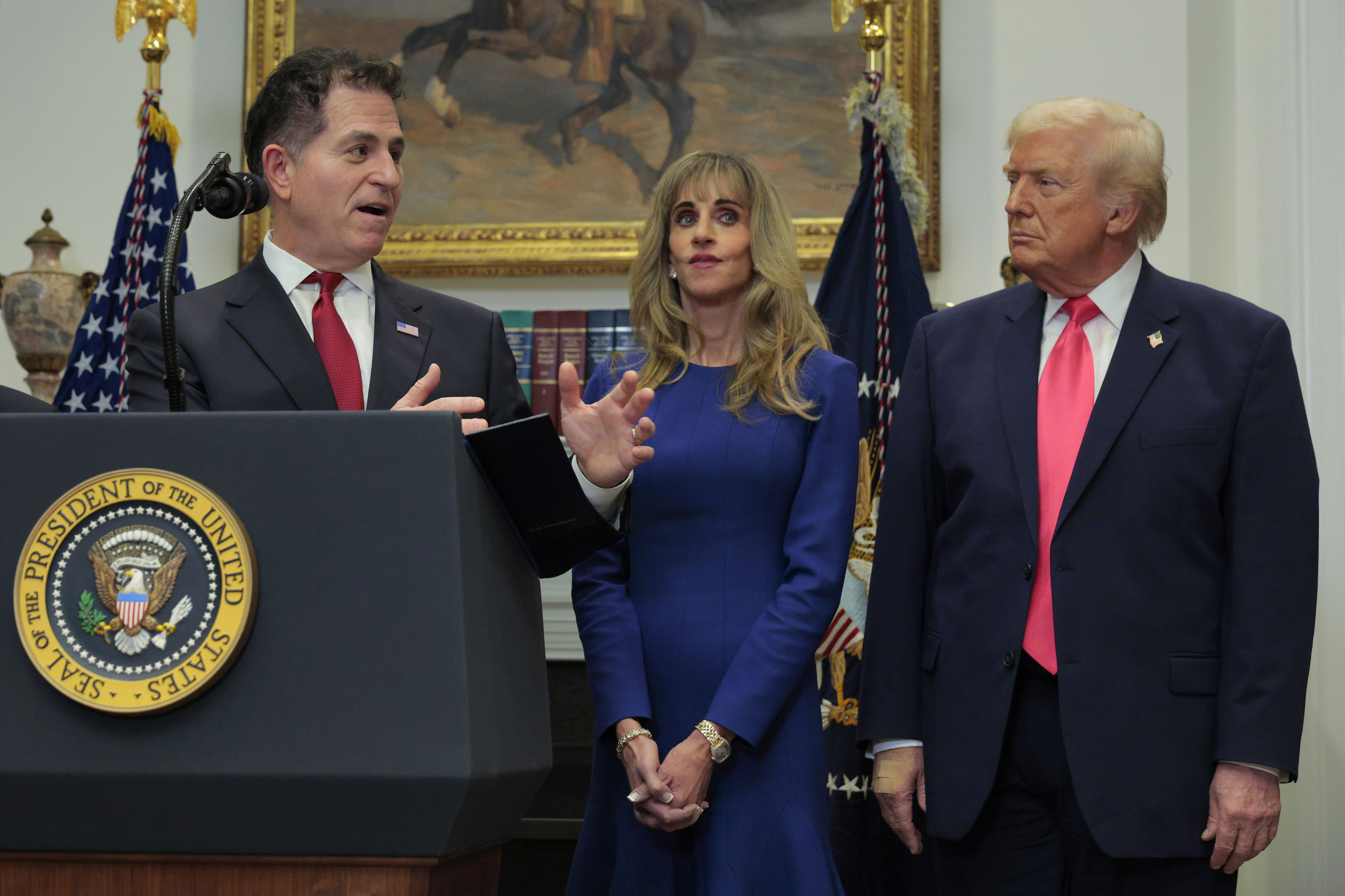 Michael Dell Unveils 6 Billion T To Trump Accounts At White House