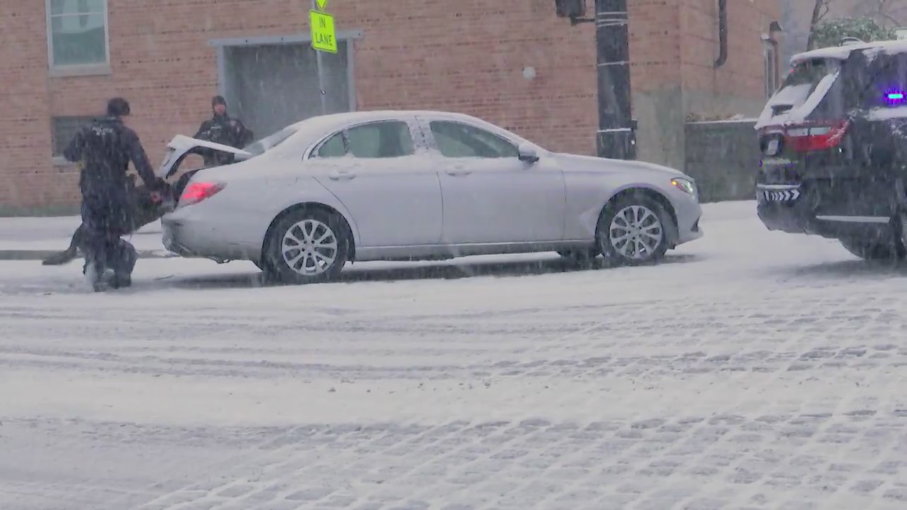 Police Chase Ends In Crash Involving Patrol Car