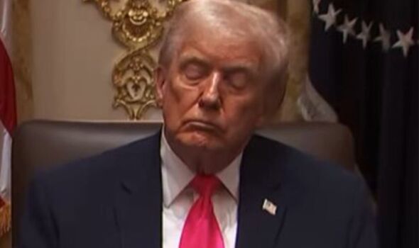 Donald Trump 'falls asleep' in Cabinet meeting as health fears soar ...