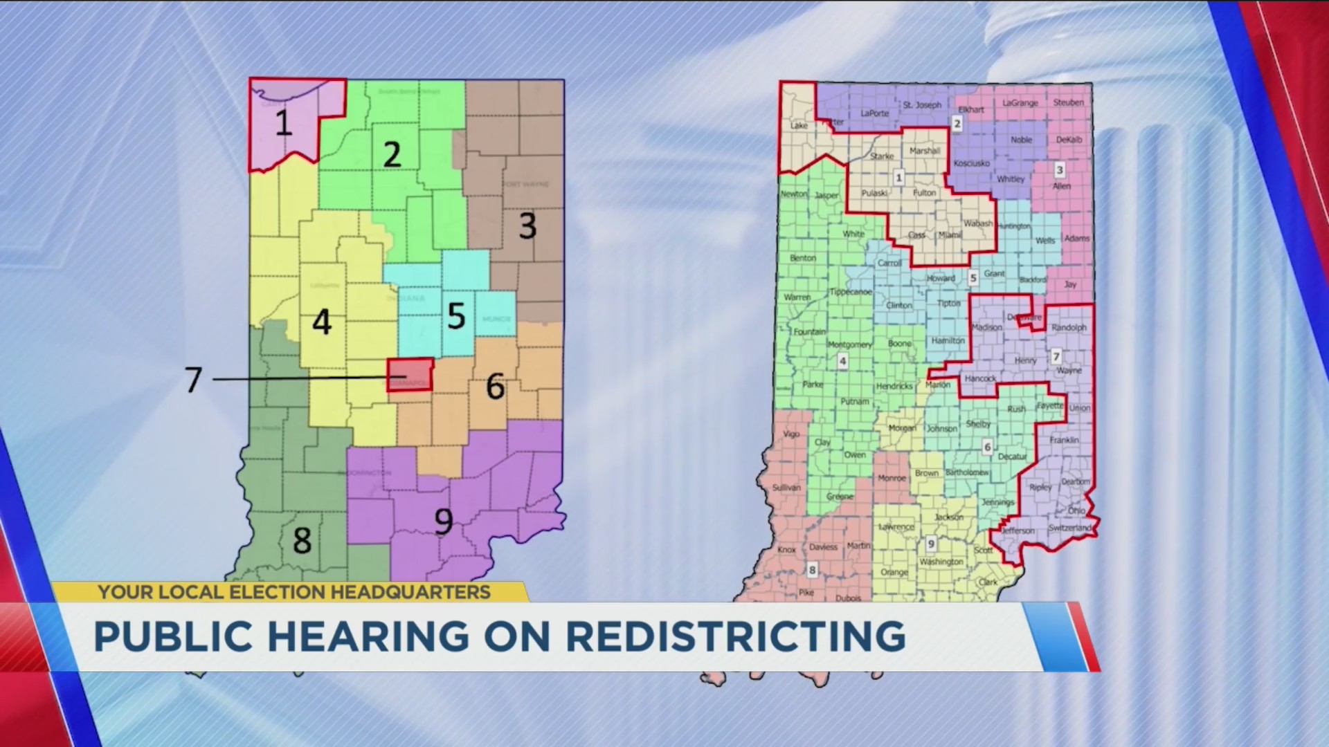 Public hearing held on Indiana redistricting