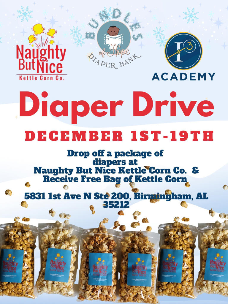 Diaper drive to benefit i3 Academy families