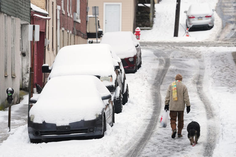 Winter's first big snowstorm hits the Northeast as schools close and ...
