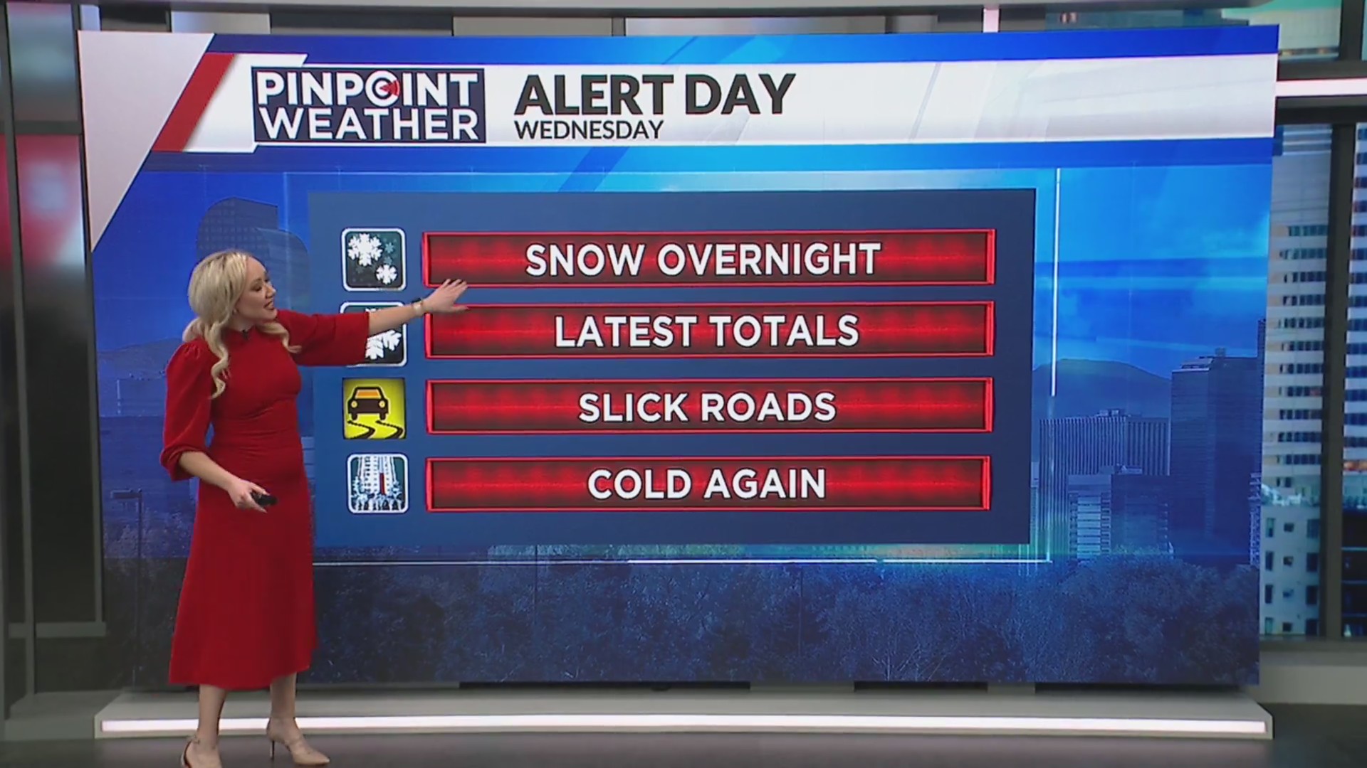 Denver weather: Pinpoint Weather Alert Day Wednesday for snow and slick ...