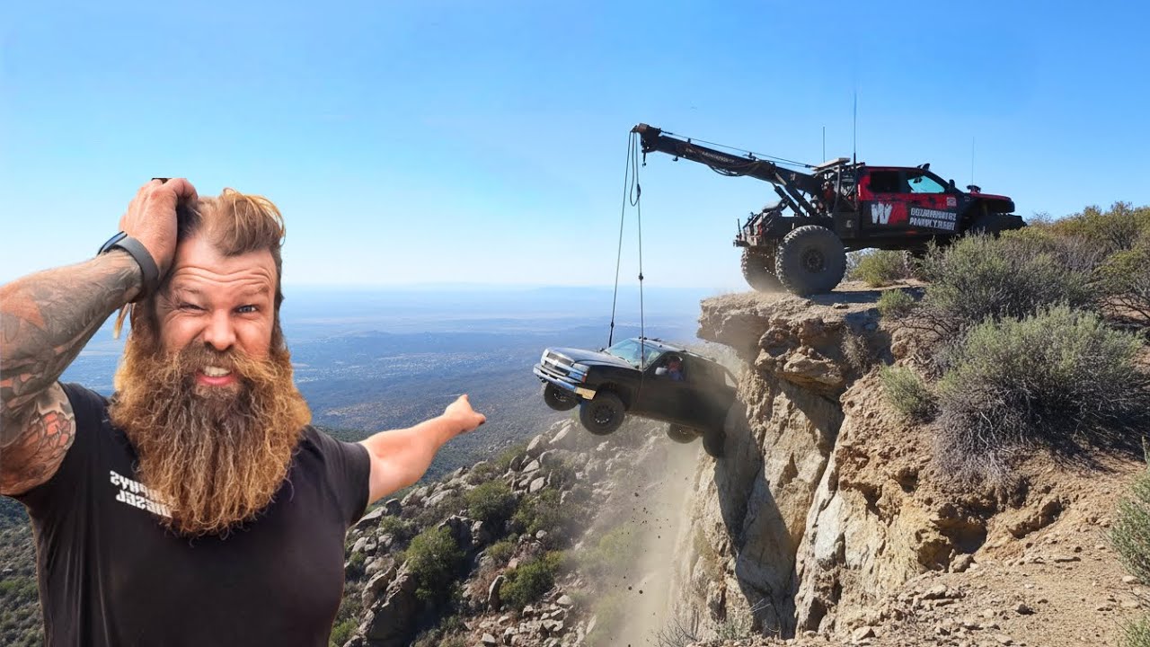 I got stranded on a cliff overnight 🚙🌄