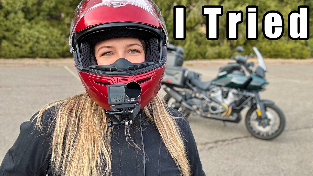 Painting my helmet didn’t go smoothly but the motovlog setup did!