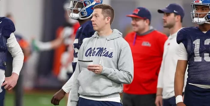Kiffin allows OC Charlie Weiss to coach Ole Miss in playoffs