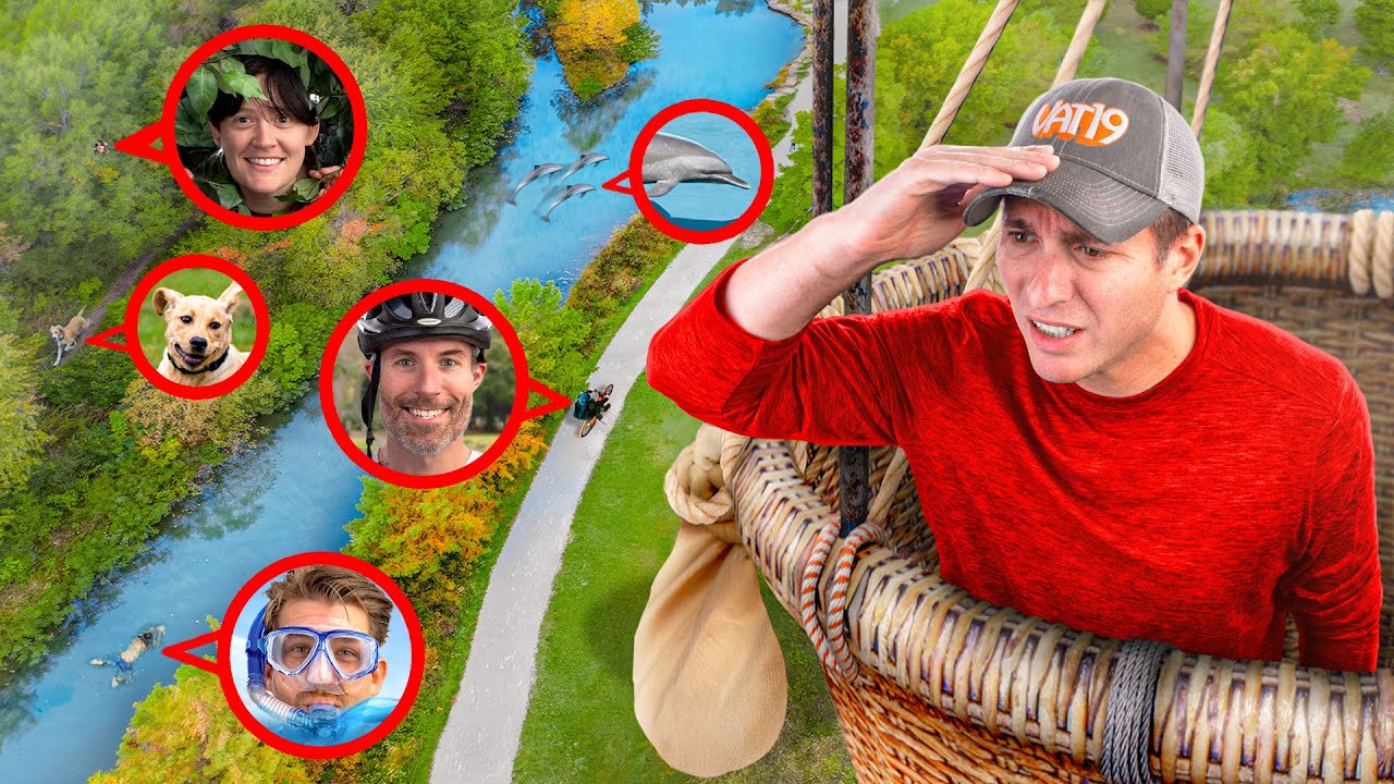 I tried to hide in a massive park! 🏞️