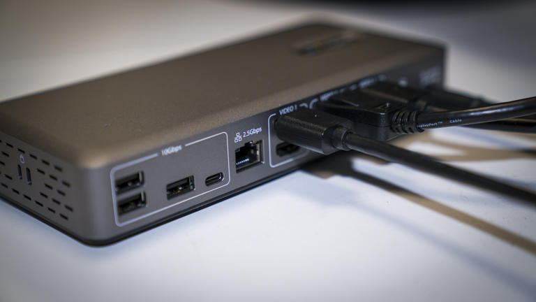 This 3-monitor dock lacks aesthetic charm, but when it comes to performance, the StarTech 150US ...