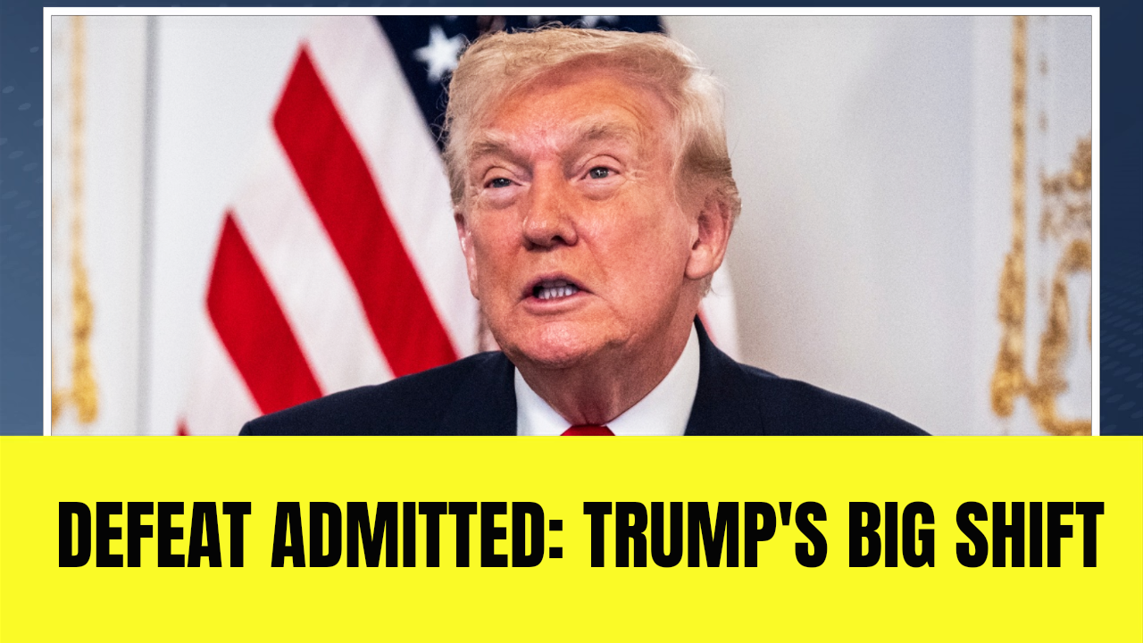 Trump admits defeat