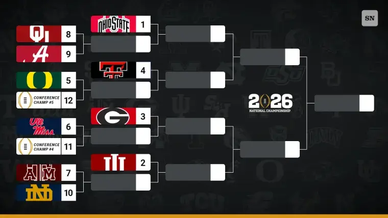 College Football Playoff rankings: Updated 12-team bracket revealed in fifth CFP poll of 2025