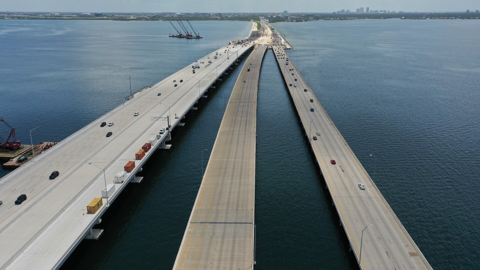 Howard Frankland Bridge speed limit lowers