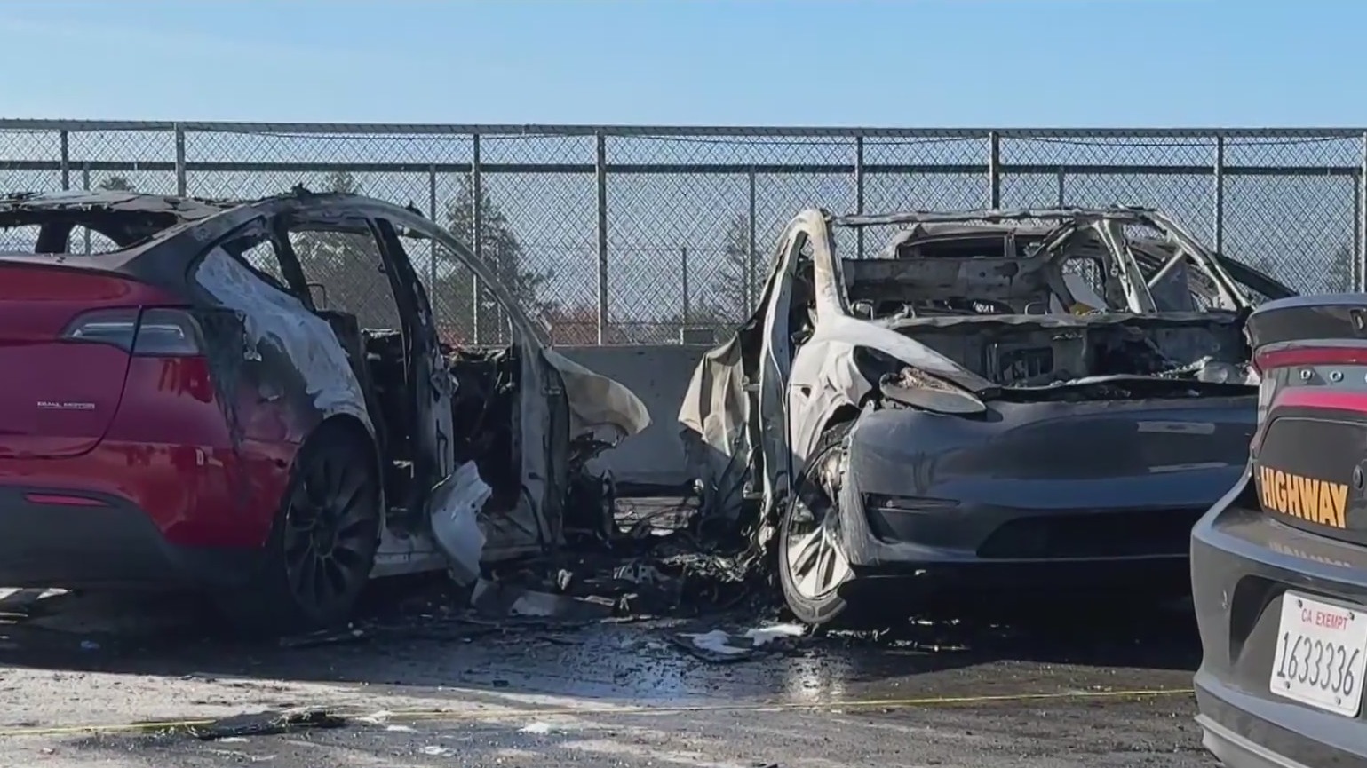 Fiery crash involving Teslas in San Jose on Highway 87 leave 2 dead