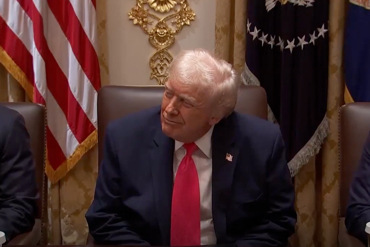 Kristi Noem bizarrely thanks Trump for ‘keeping the hurricanes away’