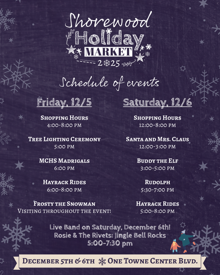 Tree Lighting Ceremony Kicks Off Shorewood's Holiday Market This Friday ...