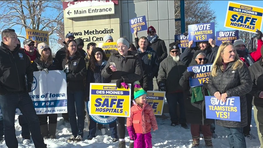 UnityPoint nurses rally ahead of Iowa’s largest private sector union ...