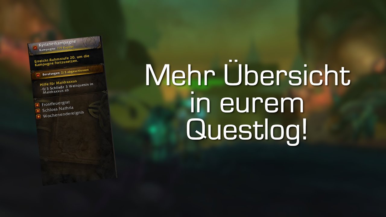 Hotfix! Blizzard verbessert die Sichtbarkeit von wichtigen Quests ...