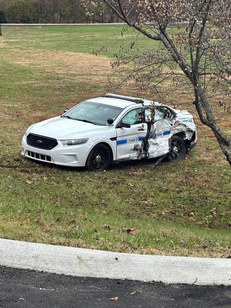 Nashville man faces attempted homicide after crashing into police car