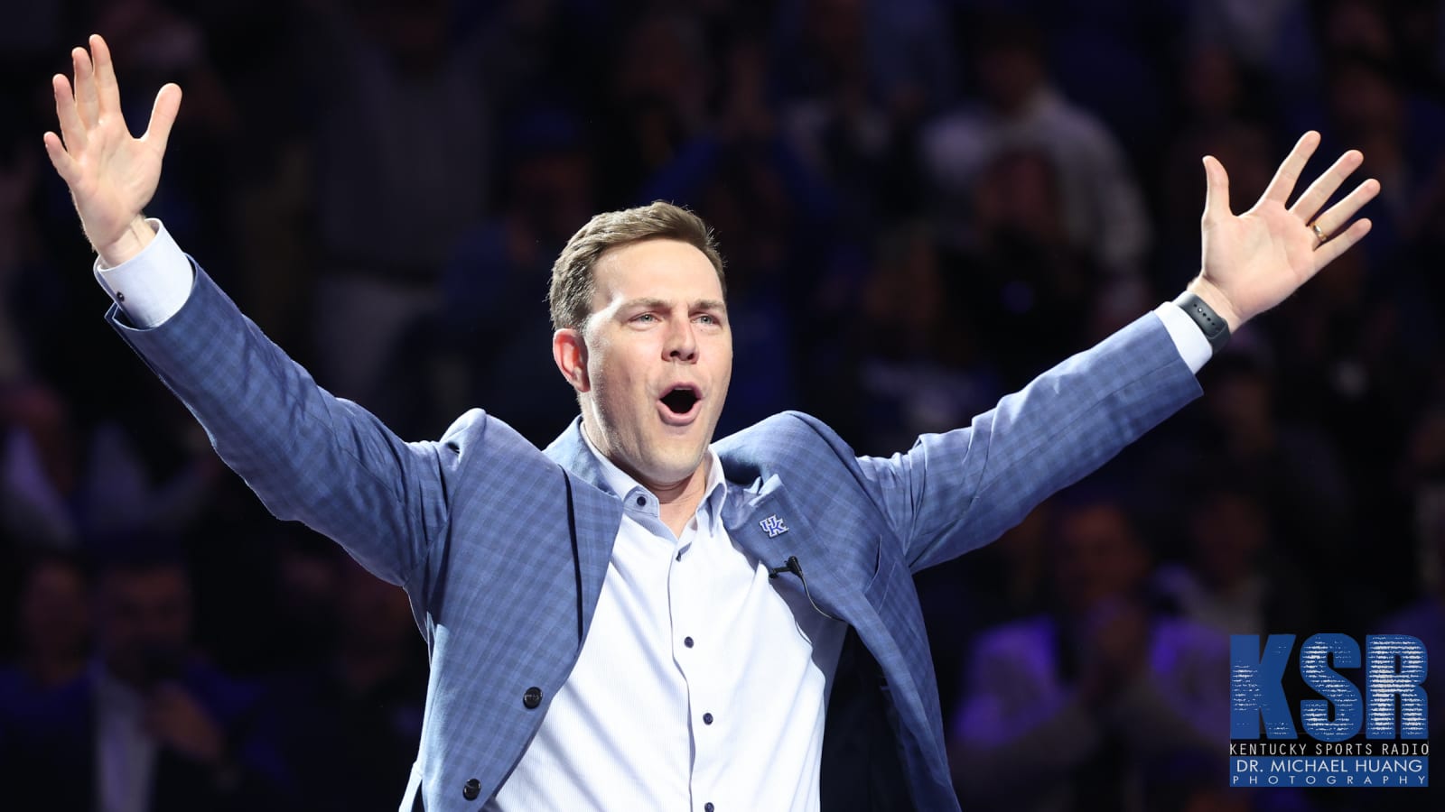 Will Stein introduced to raucous applause at Rupp Arena during Kentucky ...