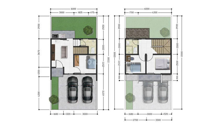 5 Ide Denah Rumah Tipe 54 dengan Konsep Minimalis dan Modern