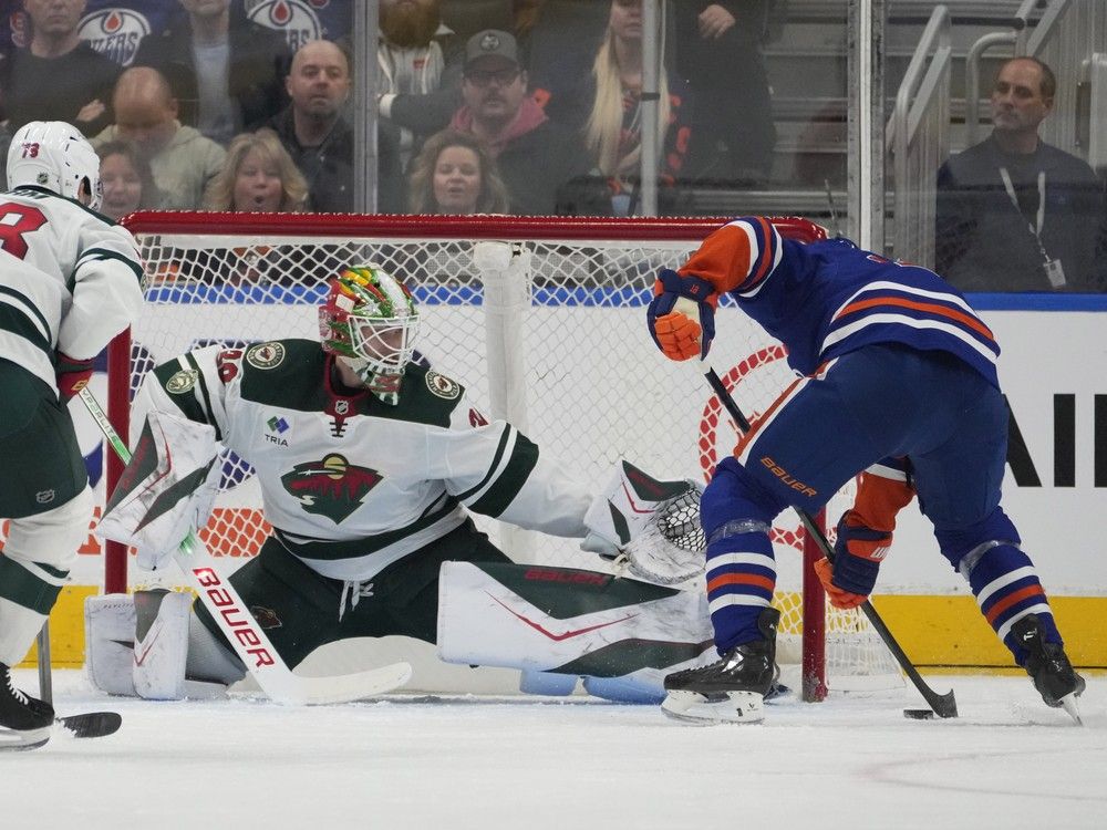 Edmonton Oilers play well but run into Jesper Wallstedt in 1-0 loss to ...
