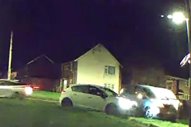 CCTV footage captures 'shocking' car crash