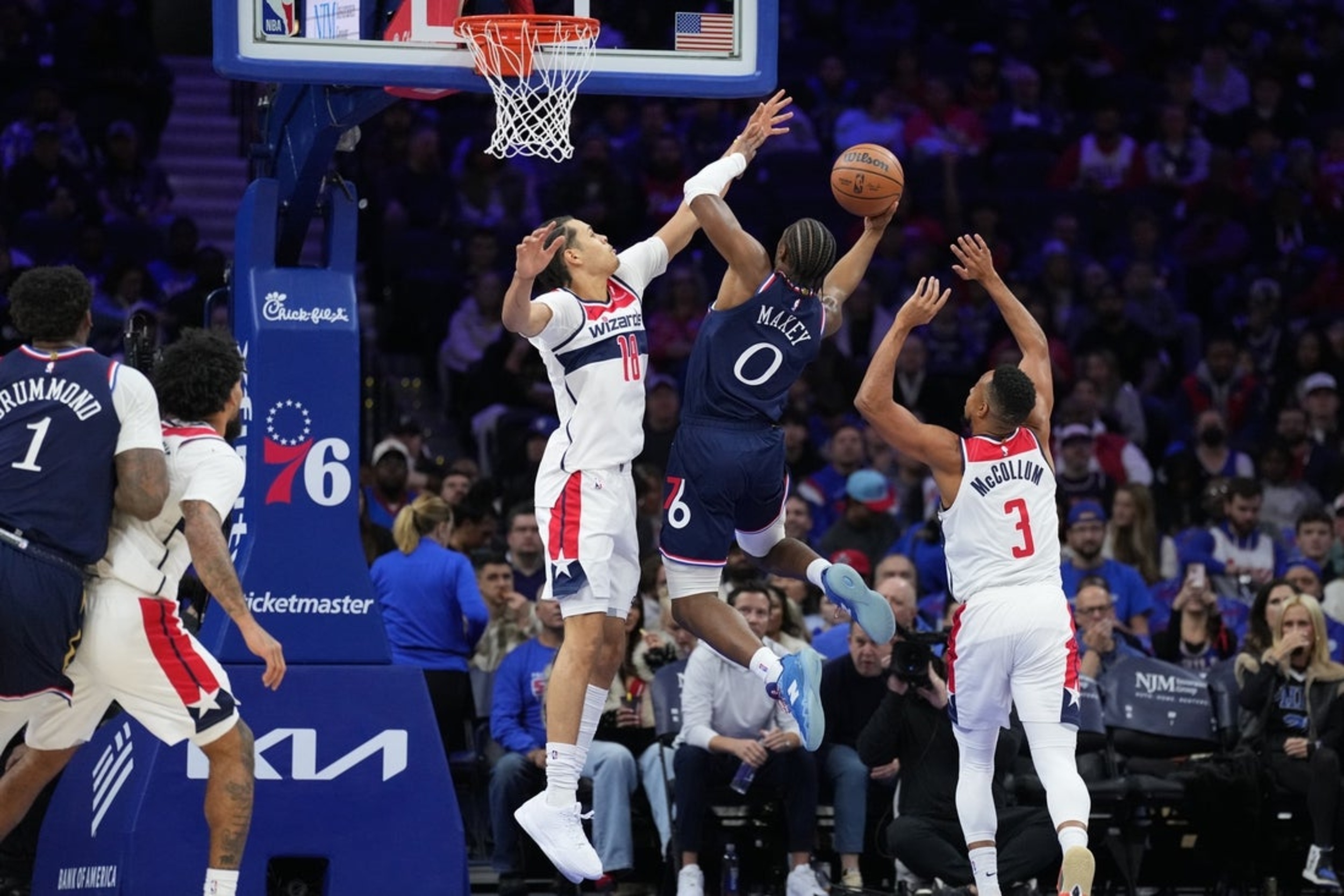 Tyrese Maxey scores 35 as 76ers cruise past Wizards