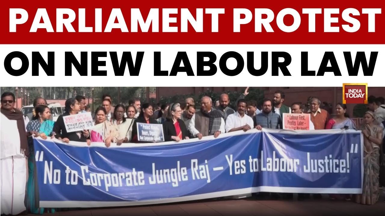 Mausami Singh Reports: Opposition Slams New Labour Code in Protest ...