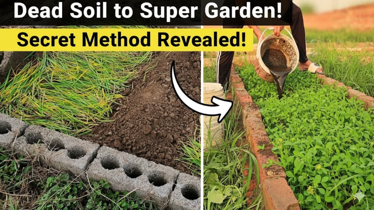 Turn Dead Soil into a Super Fertile Garden – Secret Method Revealed