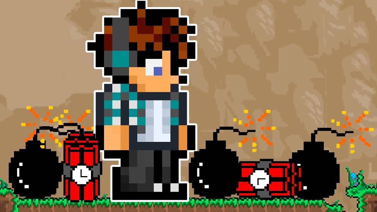 Explodimos uma bomba (TNT)! - Terraria