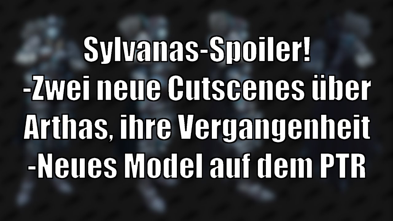 Mega viele Syvanas-Spoiler! 2 neue Cutscenes über ihre Vergangenheit ...