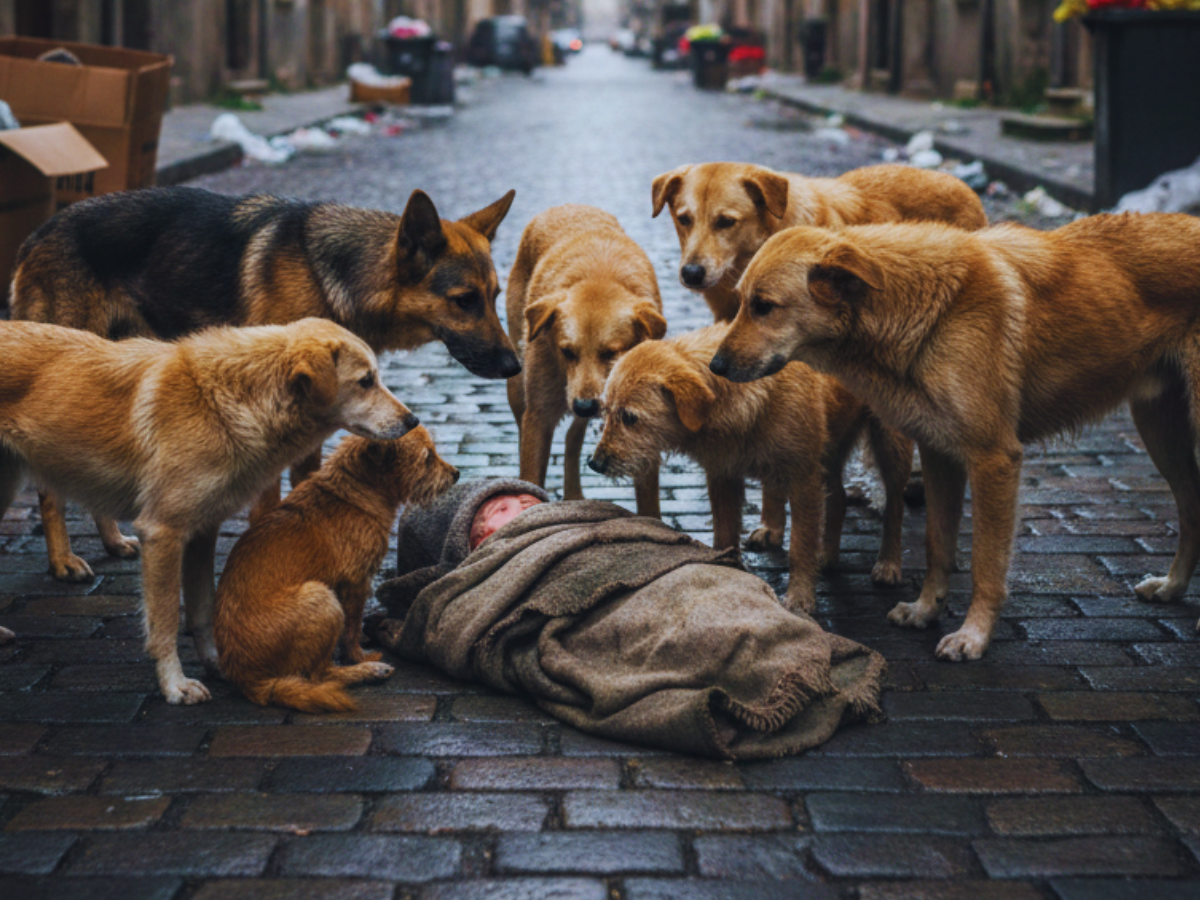 West Bengal: Newborn left outside toilet survives only because stray ...