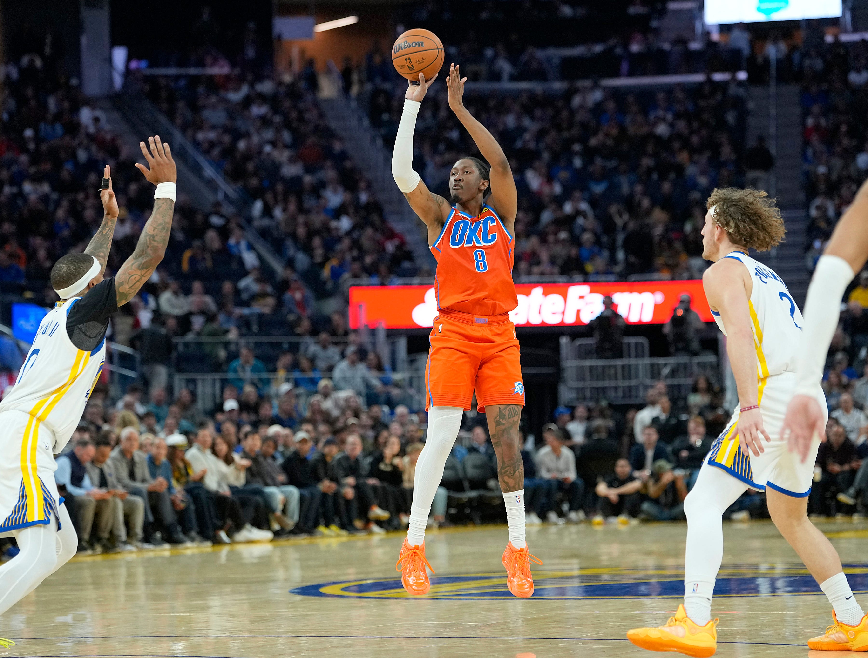 Photos: Best images from Thunder's 124-112 win over Warriors