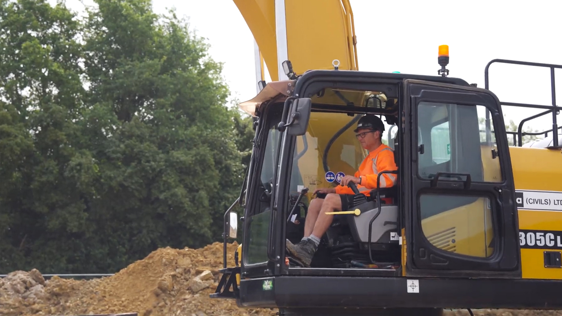 Why DAB Civils Chose the SANY 305C