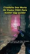Mister Peeks FREE Perk Easter Egg Citadelle Des Morts (Black Ops 6 ...