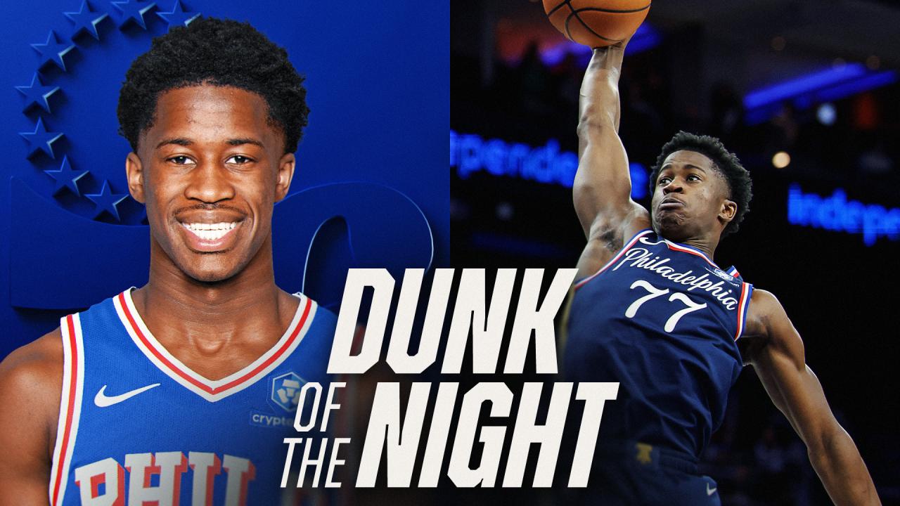 Dunk of the Night: VJ Edgecombe