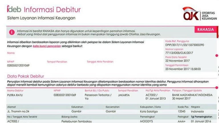 Cara Cek SLIK OJK Sendiri di idebku.ojk.go.id Sebelum Ajukan KUR BRI ...