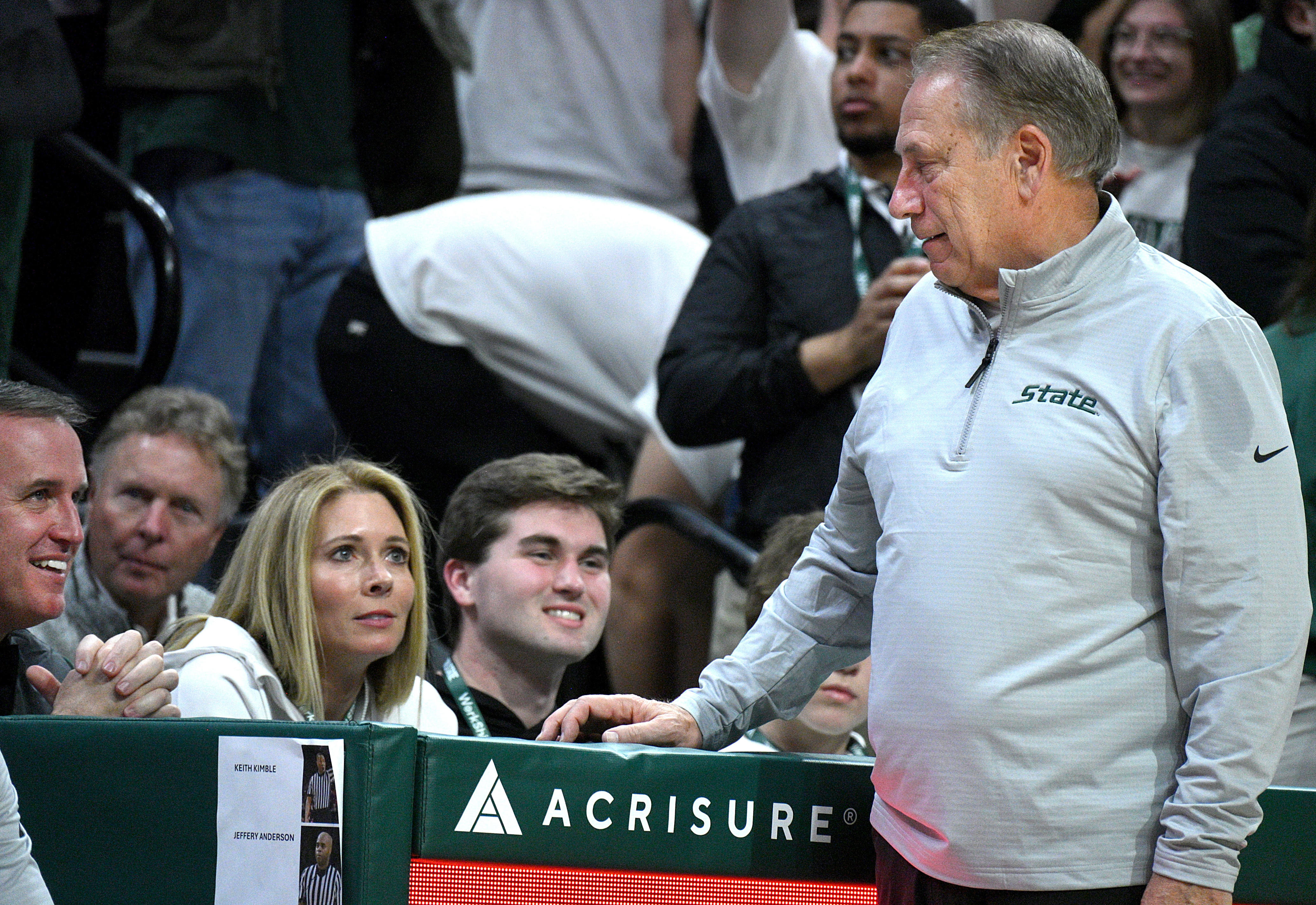 Tom Izzo comments on Jonathan Smith, Pat Fitzgerald coaching change