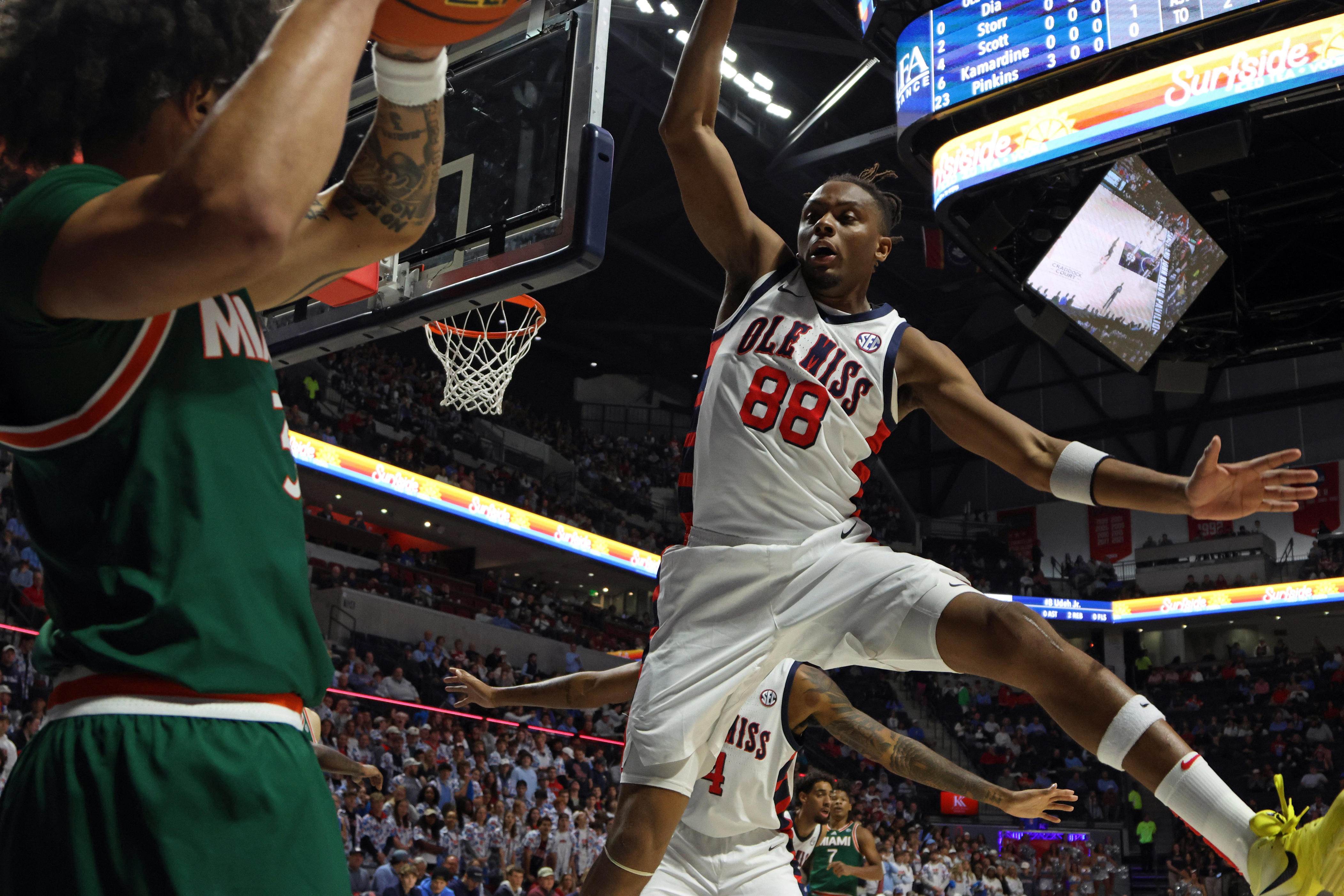 Ole Miss basketball vs Miami final score. Rebels drop third straight