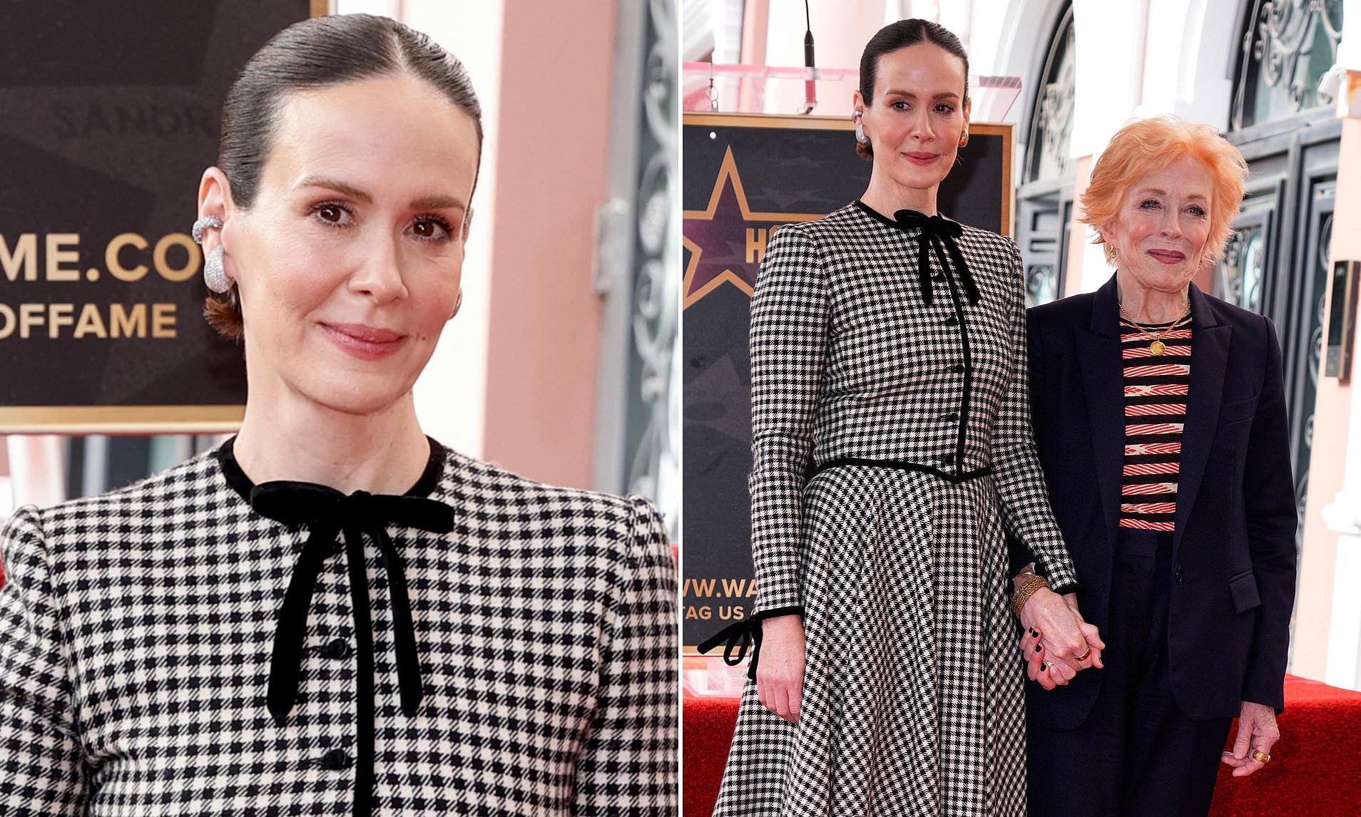 Sarah Paulson, 50, seen in rare public outing with Holland Taylor, 82