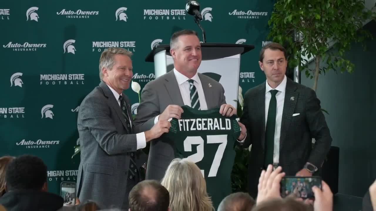 New coach Pat Fitzgerald ready for 'new era' of MSU football