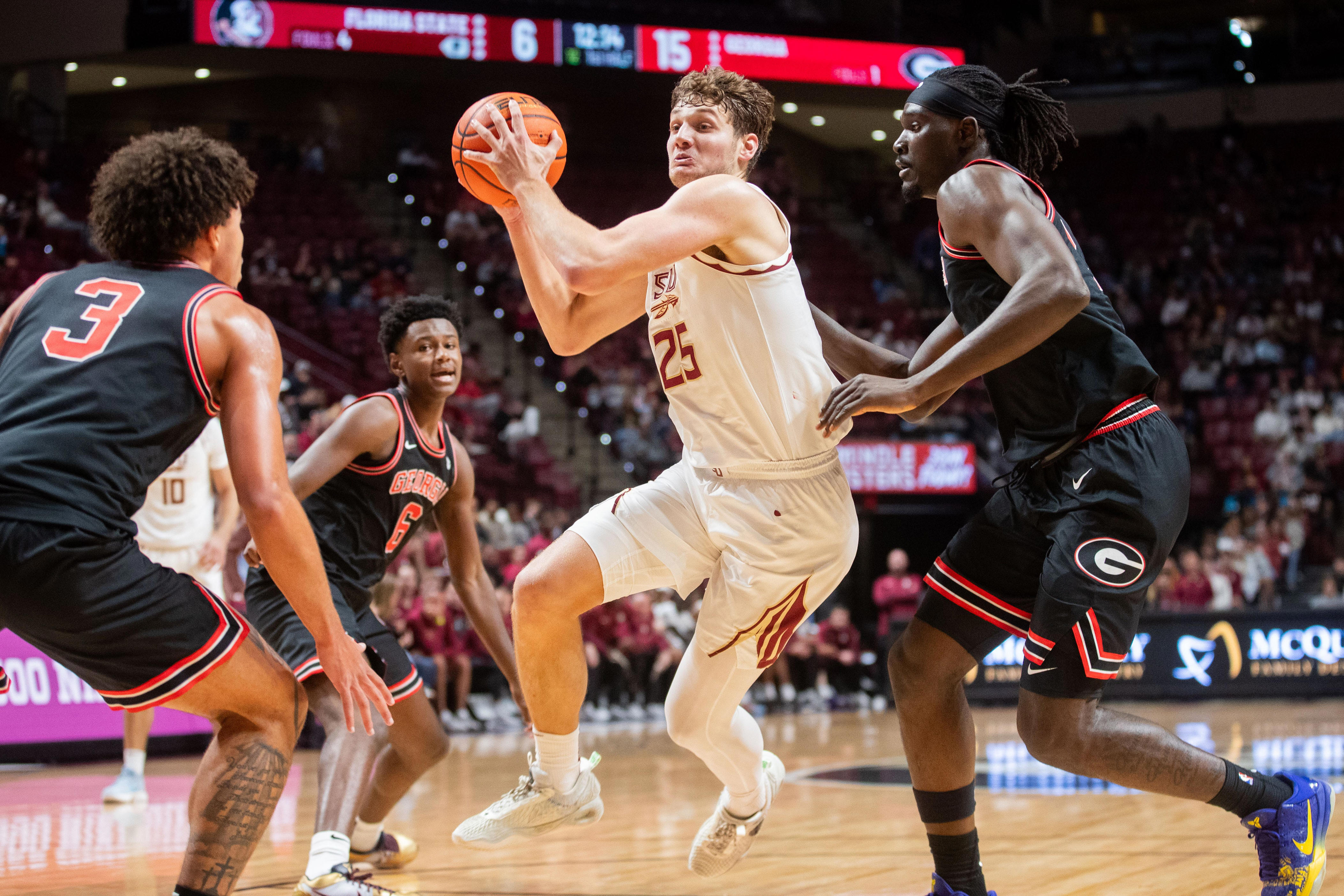 FSU men's basketball blown out by Georgia after poor shooting night