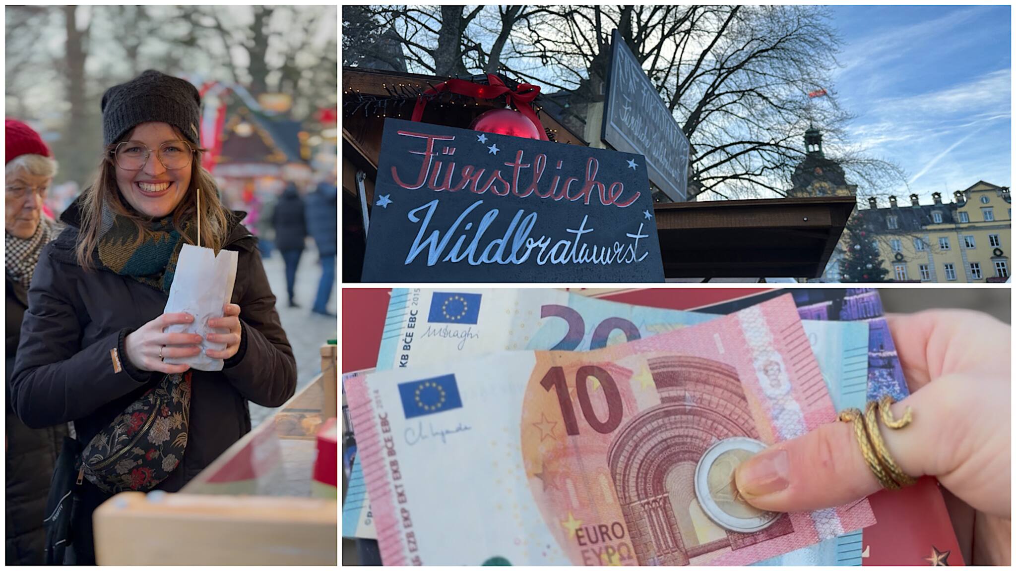 Weihnachtszauber Bückeburg: Wie weit kommt man mit 50 Euro?