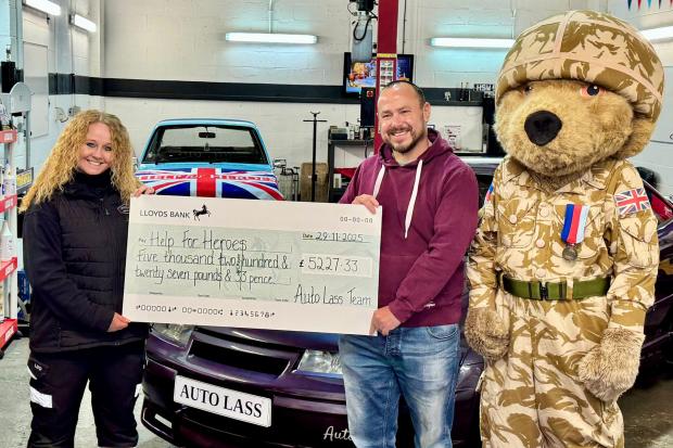 Oldham mechanic raises more than £5,000 for charity with classic car raffle