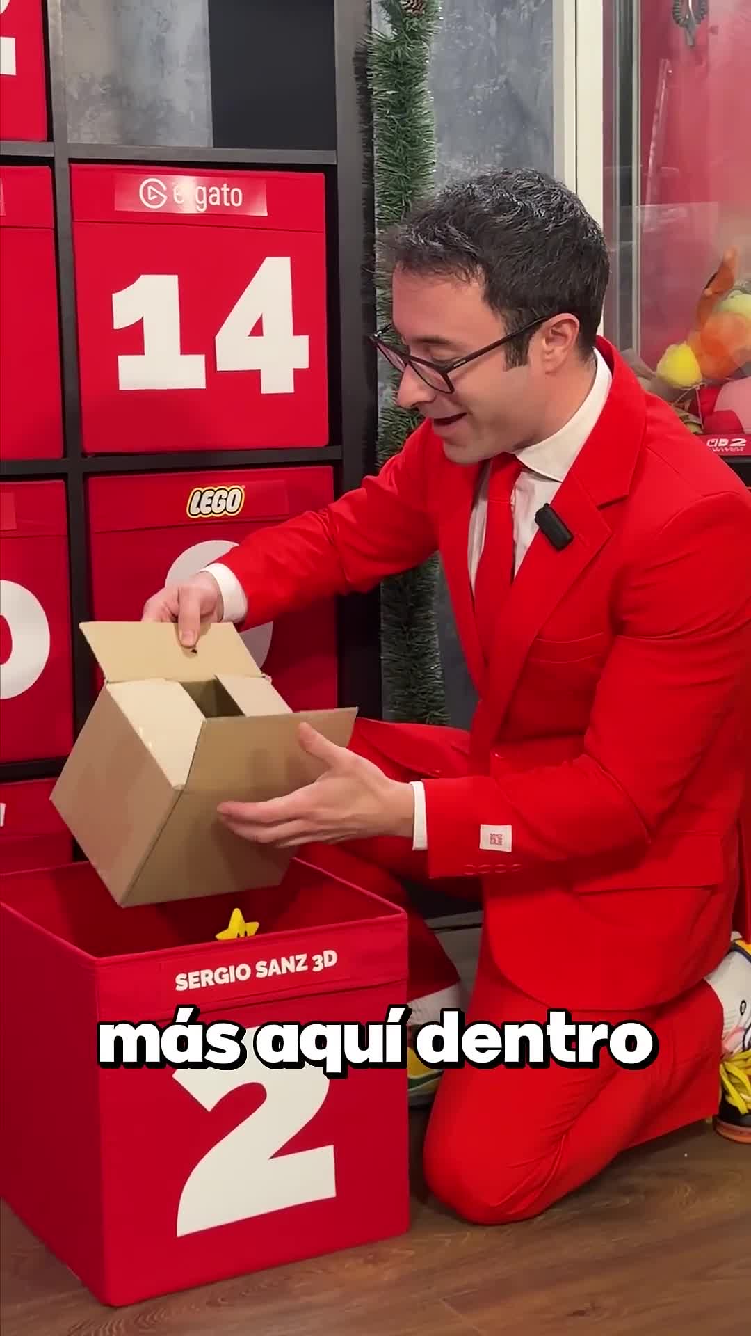 Día 2 del calendario de Adviento gigante de Ray Bacon