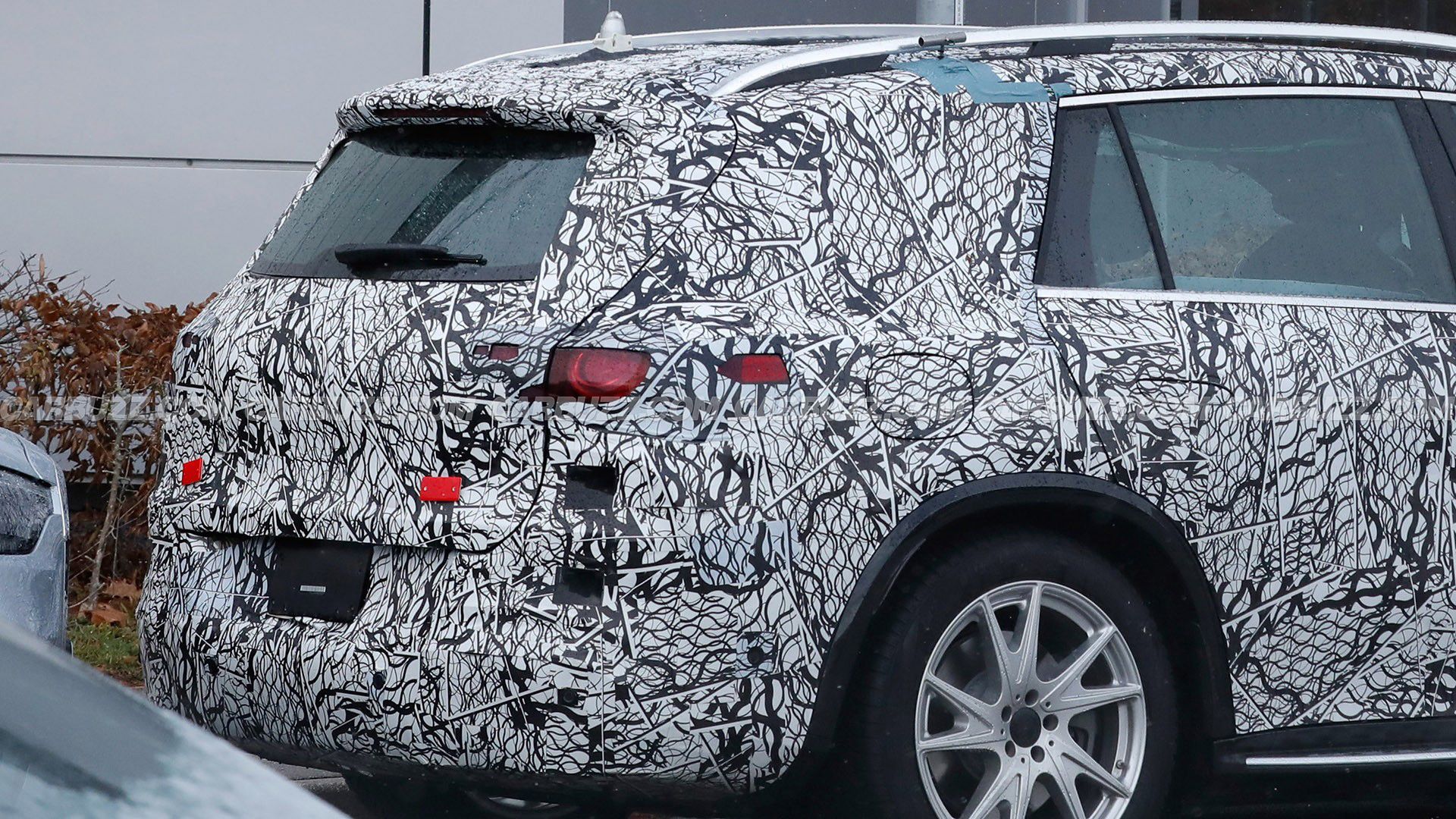 2027 Mercedes-Benz GLC EQ Spy Photos Reveal A New Three-Row SUV