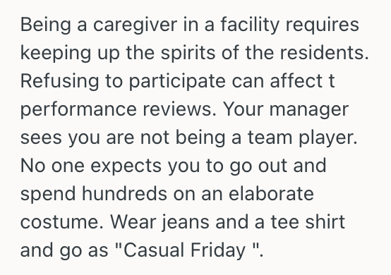 Woman Refused To Dress Up For Halloween At Work For Several Reasons, But Her Boss Called Her ...