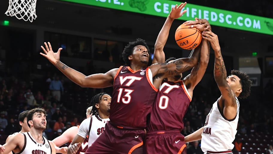 Career-High Effort From Hansberry Helps Hokies Hang On Over South Carolina
